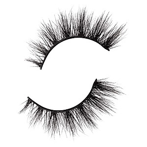 KISS Lash Couture Masterpiece Fake Eyelashes Style 03, ‘Avant-Garde’, One-of-a-Kind Luxe Lash, Hand Woven Faux Mink Synthetic False Eyelashes, 1 Pair