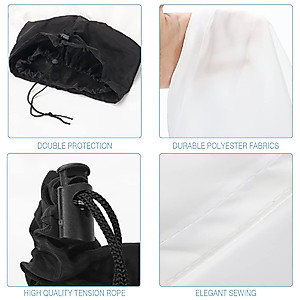 HOXHA Universal Window Seal for Portable Air Conditioner, 157 Inches Cloth Sealing AC Kit with Adjustable Coupler and Adhesive Fastener for Casement Windows, 400CM