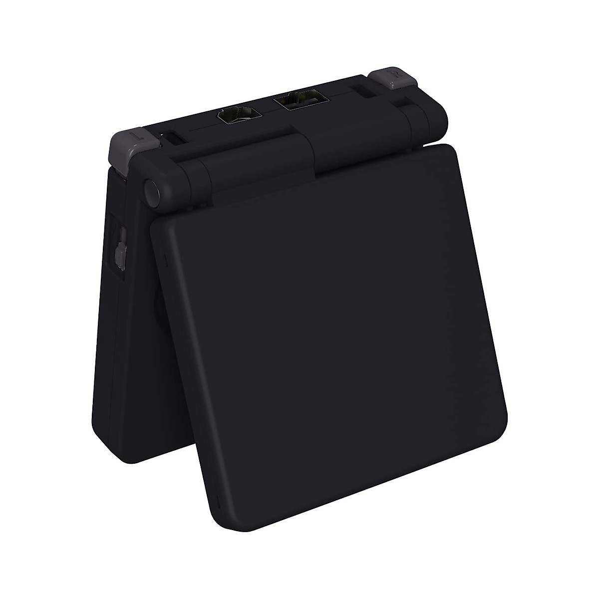 IPS Ready Upgraded eXtremeRate Black Soft Touch Custom Replacement Housing Shell for Gameboy Advance SP GBA SP – Compatible with Both IPS & Standard LCD – Console & Screen NOT Included