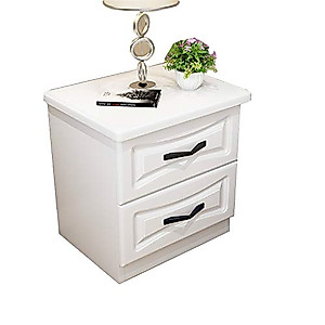 SJYDQ Nightstand with 2 Drawers,Bedside Furniture Table Dresser for Home, Bedroom Accessories, Office, College Dorm