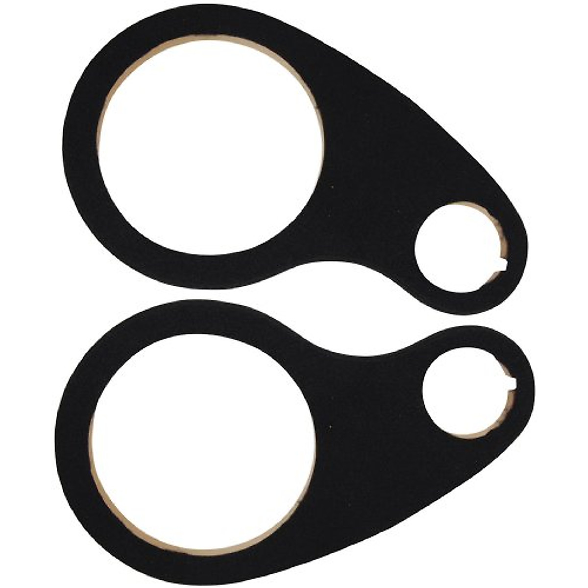 Audiopipe RING8CTW Pipemans Carpeted [1] 8 Wood Ring With [1] 2-7/8 Tweeter Opening Sold In Pairs