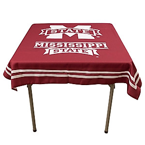 College Flags & Banners Co. Mississippi State Bulldogs Logo Tablecloth or Table Overlay
