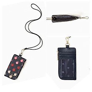 Kate Spade New York Staci Apple Orchard Degrade Lanyard In Blazer Blue