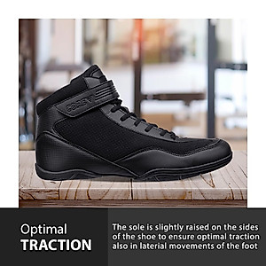 Core Wrestling Shoes – High Traction Wrestling Shoes for Men, Women, Youth & Kids - Durable Shoes for Wrestling, Boxing, Weightlifting & Bodybuilding – Combat Sports Footwear, Lightweight Gym Shoes