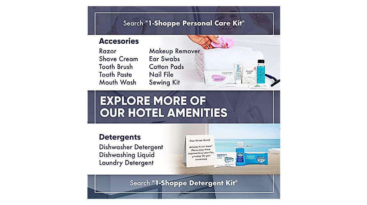 Hotel Soaps & Toiletries Bulk Set - Terra Pure Green Tea