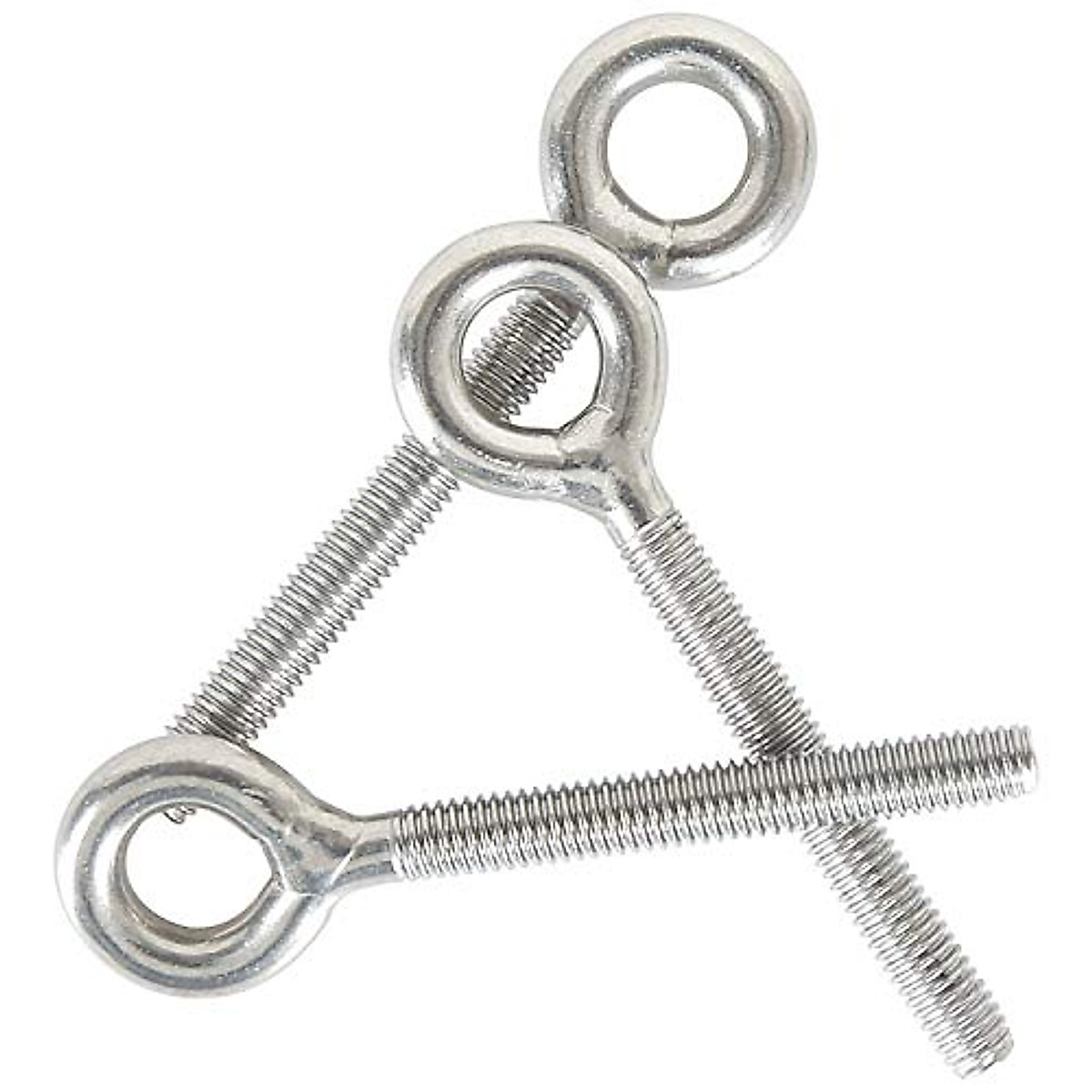 M5 Eye Bolt 304 Stainless Steel Ring Bolts Welded Closed Screw Rod Eye Screw Bolts Corrosion Resistant 10PCS