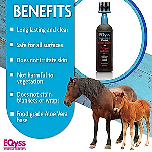 Eqyss Crib Guard Equine Gel 16oz - Guaranteed to Stop Your Horse from Chewing and Cribbing