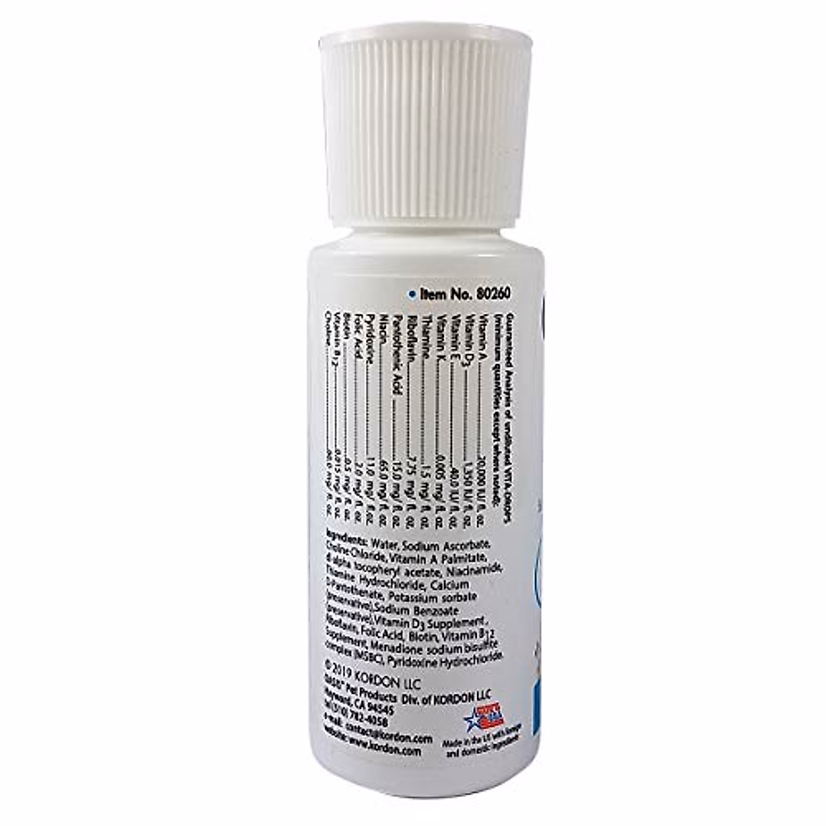 Oasis Hamster Vita-Drops All-in-1 Multivitamins - Daily Vitamin Supplement Supports Healthy Bones & Teeth, Joints & Digestion, Promotes Healthy Skin Coat, Orange Flavor, 2-Ounces