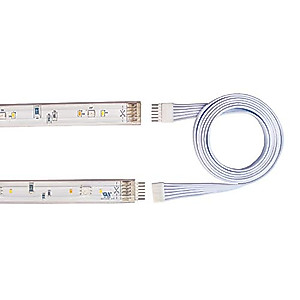 Litcessory Extension Cable for Philips Hue Lightstrip Plus (3.3ft, 2 Pack, White - Standard 6-PIN V3)
