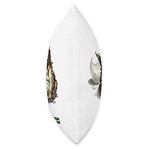 Jon Brazer Enterprises Baby Owlbear Throw Pillow, 18x18, Multicolor