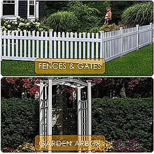 Kdgarden Fence Post Anchor Metal Ground Spike Heavy Duty Black Coated Powder Fence Stakes Post Support Base for 4"x4" Mailbox or Fence Post, 24"x4"x4" Outer Dia (3.5"x3.5" Inner Dia), Pack of 4