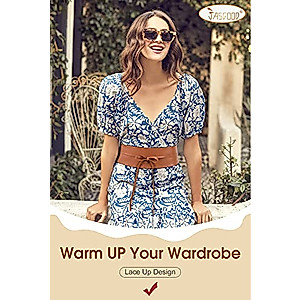 JASGOOD 3 Pack Women Wrap Around Obi Leather Belts PU leather Lace Up Bowknot Dress Belts Ladies Retro Waistband(Black+Brown+Coffee,Suits waist size 37''-42'')