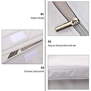 Cabilock Socks Underwear Cloth Drawer Organizer Cabinet Closet Organizer Storage Box with Lid for Clothes Socks Lingerie Underwear Ties