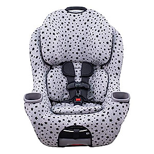 JYOKO Kids Cover Liner for car seat Compatible with Graco Extend2fit, 100% Cotton Made (Black Star)