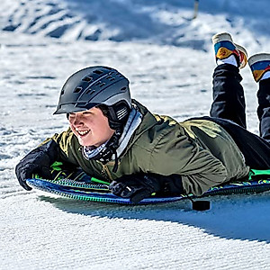 Sno-Storm Premium Foam Snow Sled 2-Pack | Superior Foam Recreational Snow sled | Tow Rope and Handles | Sized for Youth and Adults | Contoured Deck Design | 50in-127cm Design Length |, Camo