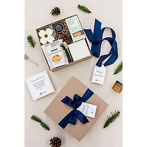 DINDOSA Navy Ribbon 1 Inch Double Face Satin Ribbon Blue Ribbon for Gift Wrapping Bridal Bouquet Ribbon for Crafts, Wedding Decor, Baby Shower, Party Decoration, Christmas - 25Yards