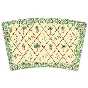 Mugzie "Bahama Pineapple" Cocktail Shaker with Insulated Wetsuit Cover, 16 oz, Black