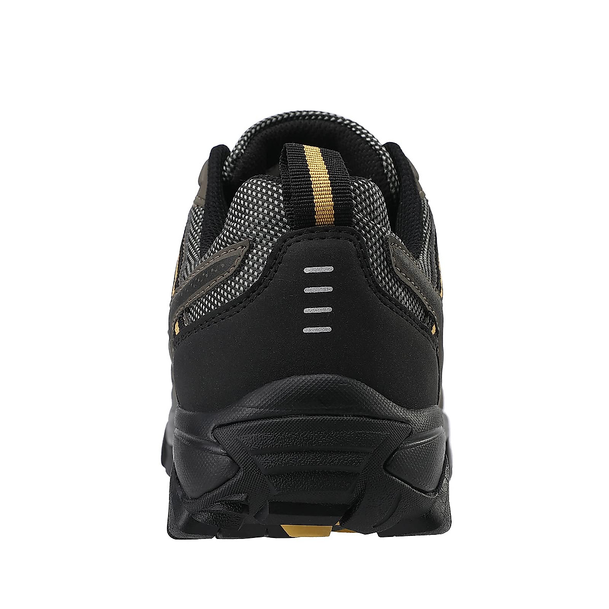 LUSWIN Men's Hiking Shoes Outdoor Breathable Walking Sneakers Non-Slip Durable Trekking Trail Shoe Lightweight,Bark Green 42