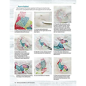 Sewing Scrap Blocks with Character (Landauer) 60 Fresh, Modern Patchwork Patterns for Quilters, including a Baby Dragon, a Unicorn, Cats, Snowmen, Santa, Dracula, Witches, and More; Full-Size Patterns