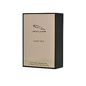 Jaguar Classic Gold Eau de Toilette Spray for Men, 3.4 Ounce
