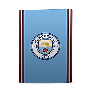 Head Case Designs Officially Licensed Manchester City Man City FC 2022/23 Home Kit Logo Art Vinyl Faceplate Sticker Gaming Skin Decal Cover Compatible With Sony PS5 Digital & DualSense