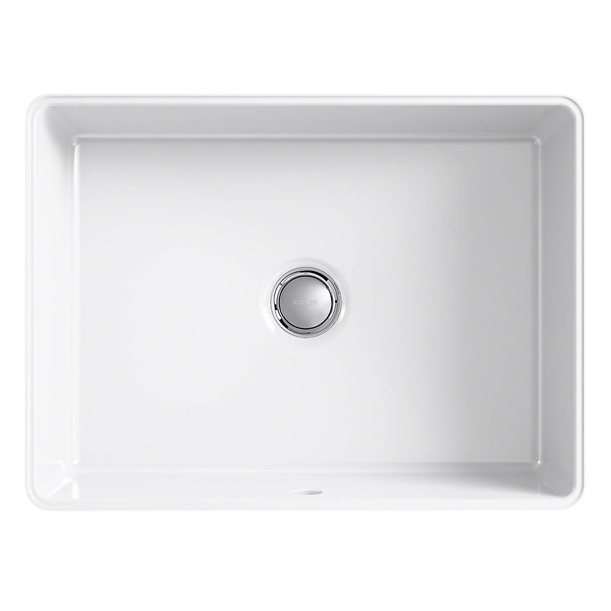 KOHLER 8189-0 Verticyl 17" Rectangular Undermount Bathroom Sink, Vitreous Lavatory Vanity Sink, Undermount Bathroom Sink Rectangle, White