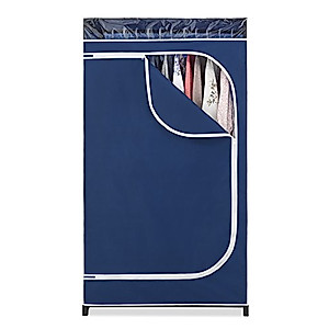 Whitmor Clothes Closet - Freestanding Garment Organizer with Sturdy Fabric Cover