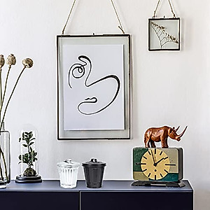 Cabilock Car Decor 6 pcs Holder Jars Bathroom Shape Cover Household Mini Pen Vintage Bins Decorations Small Bin Wastebasket Iron Garbage with Tabletop Pail Appearance Desk Car Utility Outdoor Decor