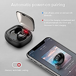 Earbuds Headphones for Men Women Unisex-Adult, IPX5 Waterproof Headset, Hi-Fi Stereo in-Ear Earphones for Gym Work Travel Sport