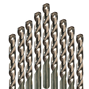 Champion Cutting Tool 705C-5/16 Cobalt 5/16-Inch 135 Degree Split Point HSS HD Jobber Twist Drill Bits, 6-Pack