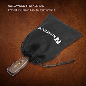 Premier 100% Boar Bristle NORSEWOOD Hair Brush Set. for Long Short Thick Thin Curly Straight Wavy Dry Hair for Men Women Kids, hair detangler