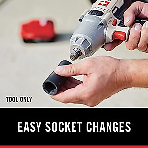 PORTER-CABLE 20V MAX* Impact Wrench, 1/2-Inch, Tool Only (PCC740B)