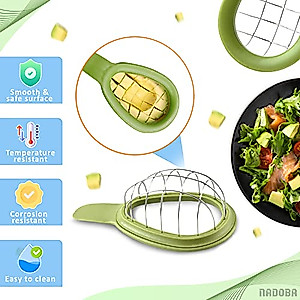 Avocado Slicer Tool Fruit Knife - Avocado Masher Kitchen Tool Avocado Cutter Tool Fruit Slicer Cutter Cool Kitchen Gadgets - Slicer Vegetable Cutter Fruit Carving Tools Apple Peeler Fruit Peeler Tool