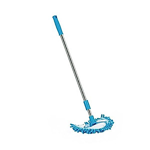 Healvian 1pc Telescopic Triangular Mop Car Wash Brush Tile Scrubber Cleaning Mop Wooden Floor Cleaner Floor Scrubbers Household Cleaner Home Telescopic Mop Household Supplies Tub