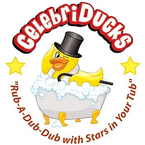 Ducks in the Window Celebridcucks Finny The Great White Shark Rubber Duck Bath Toy