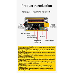 Mekek Spot Welder Control Board, 99 Levels 12V 2400A Spot Welder Kit, Handheld Portable DIY Spot Welding Machine PCB Circuit Board for 18650 Lithium Battery (with housing)