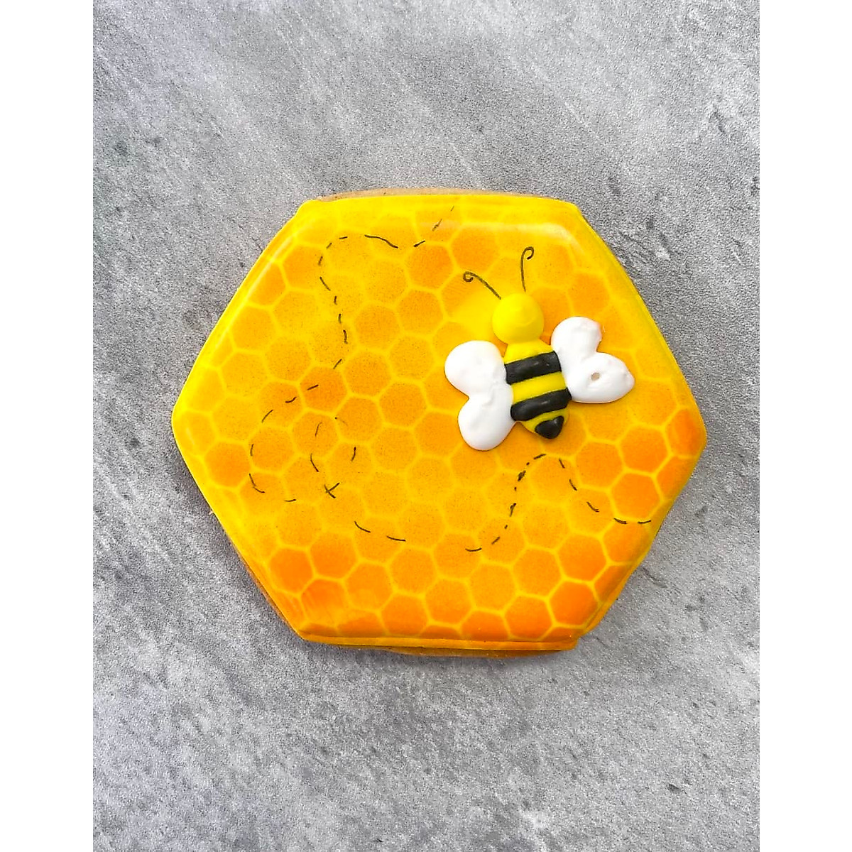 Hexagon Cookie Cutter, 3" Made in USA by Ann Clark