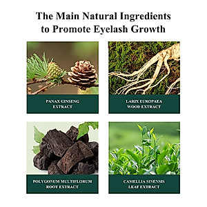 Eyelash Growth Serum, BREYLEE Lash Boosting Serum for Longer, Fuller, Thicker, Enhancing Lashes, Fast Premium Results in 30 days (Gold, 3ML/ 0.1 Fl. Oz)