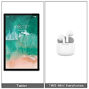 Honio HD Tablet, 12MP 24MP Camera Octacore CPU Dual Card Slot 10.1 Inch 8800mAh Battery 4G LTE 5G WiFi (US Plug)