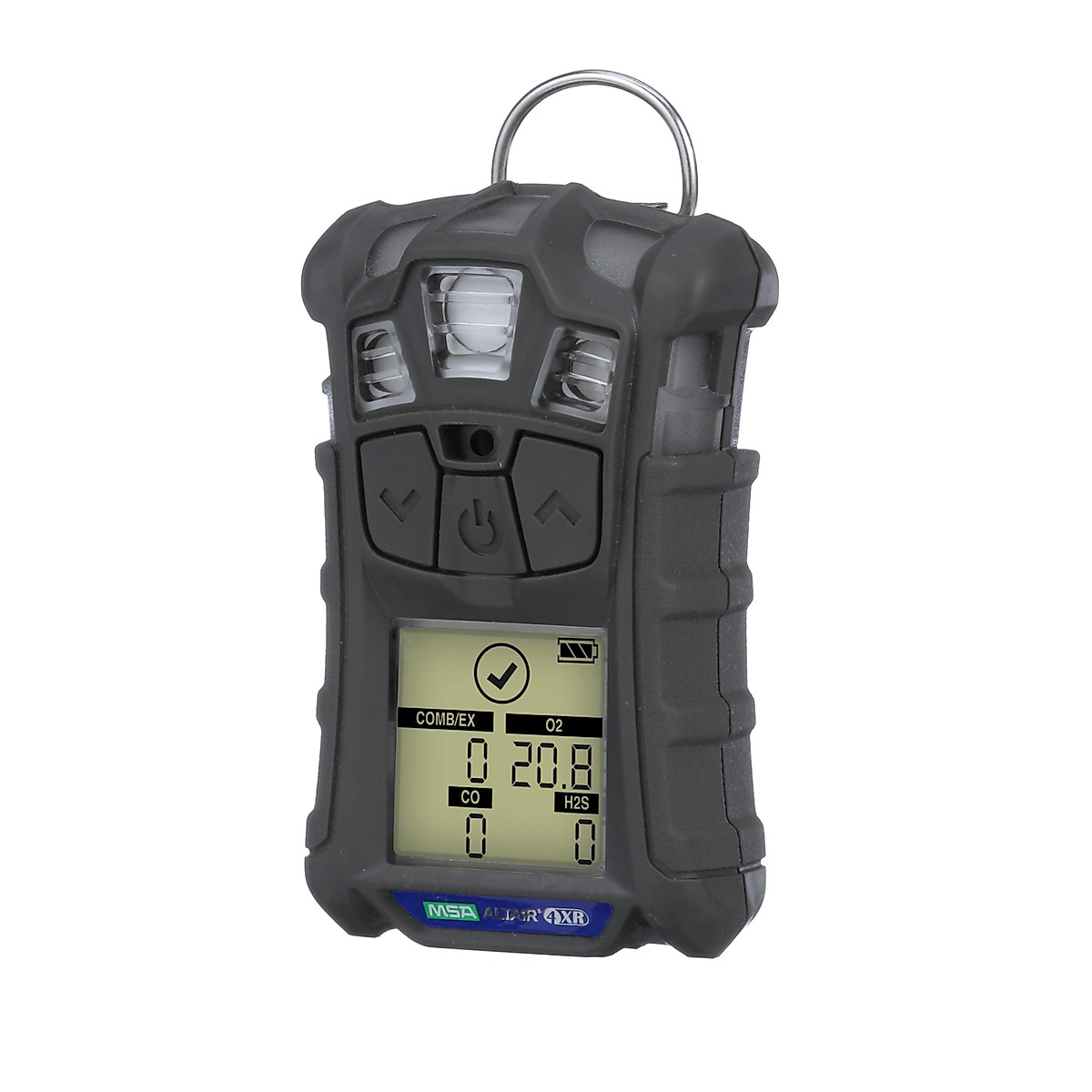 MSA 10179330 ALTAIR 4XR Multi-Gas Detector - (LEL, O2, H2S, CO-H2), Color: Charcoal, Portable Gas Monitor, Durable, Handheld, UL/CSA Approval, Instrument Only