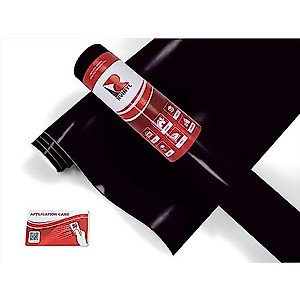 RVINYL Avery Dennison SW900 197-O Satin Black Supreme Wrapping Film Vinyl Vehicle Car Wrap Sheet Roll - (120in x 60in w/Application Card)