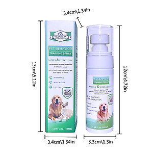 Petstoral Pet Potty Training Spray for Dogs & Cats - Puppy Essentials, Dog Training & Behavior Aids. My Pet Peed - Prevent Your Pet from Soiling The Carpet - 1.69 Oz