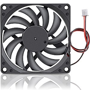 Gdstime 80mm x 80mm x 10mm DC 5V Brushless Cooling Fan 2PIN
