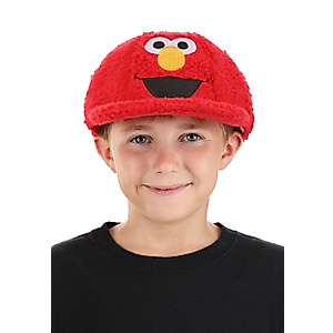 Fun Costumes Sesame Street Fuzzy Elmo Baseball Cap | One Size Fits Most Elmo Hats | Character Hat ST Red
