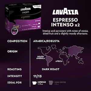 Lavazza Expert Variety Pack, Blended and Roasted in Italy, Light through Dark Roast, Full -Bodied, Sweet, Aromatic, Intense, Peristent blends, (36 Count) - Value Pack