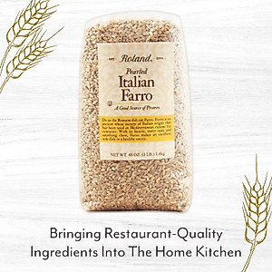 Roland Foods Pearled Italian Farro, Specialty Imported Food, 47.9-Ounce Bag