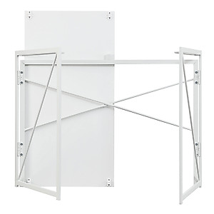 Convenience Concepts Xtra Folding Desk, White/White