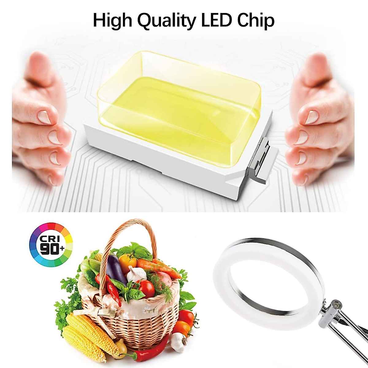 DINGLILIGHTING DLLT Metal LED Desk Lamp, Adjustable Eye-Caring Architect Table Lamp, Modern Small Tall Reading Lamp for Bedroom, Study Room & Office Work Lighting (Silver)