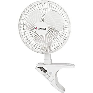 Atlantic Breeze 6" Personal Clip-On Fan, Light Gray