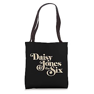 Daisy Jones & the Six - Retro Logo Black Tote Bag